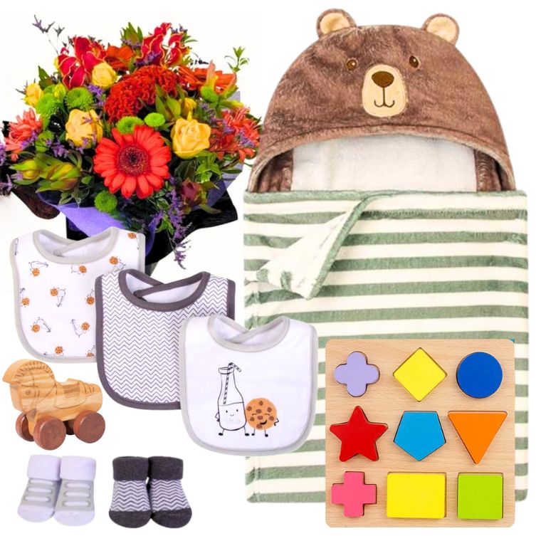 New Baby Gift Boxes | Newborn Baskets | Free Delivery Auckland NZ