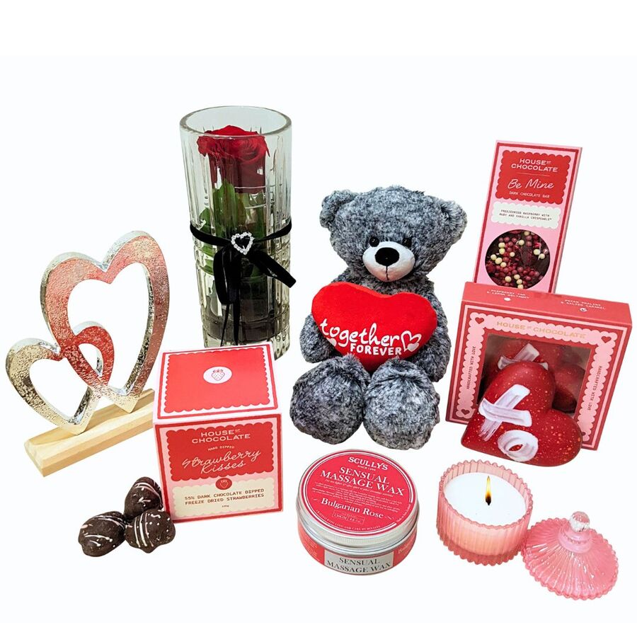 Luxury Valentine's Day Gift Hamper | Auckland Delivery | Free Flower ...