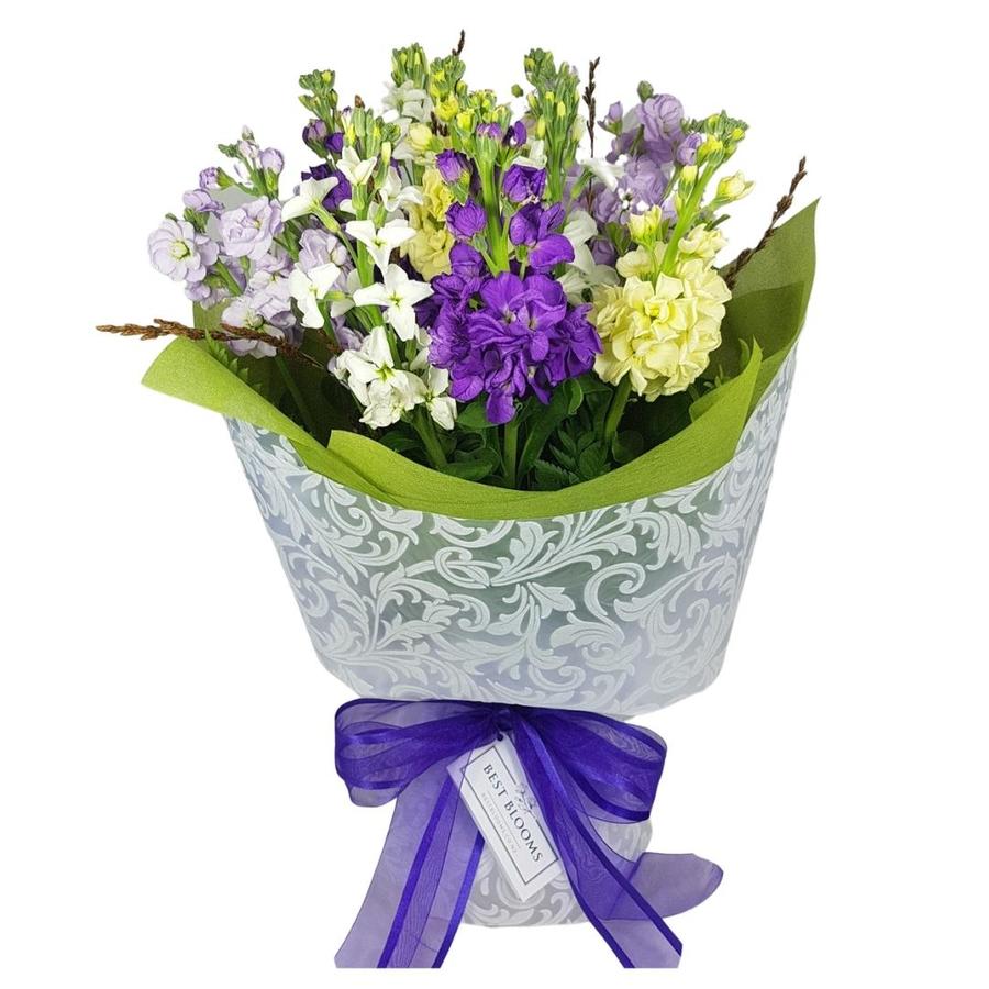 Fragrant Stock Bouquet | Free Flower Delivery Auckland