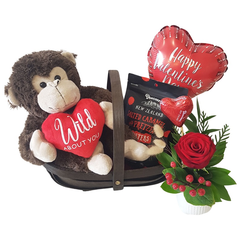 Wild About You Gift Basket | Free Flower Delivery Auckland