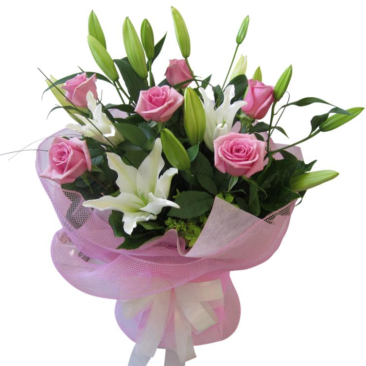 Sweetheart Bouquet | Pink Roses Bouquet | Free Flower Delivery Auckland